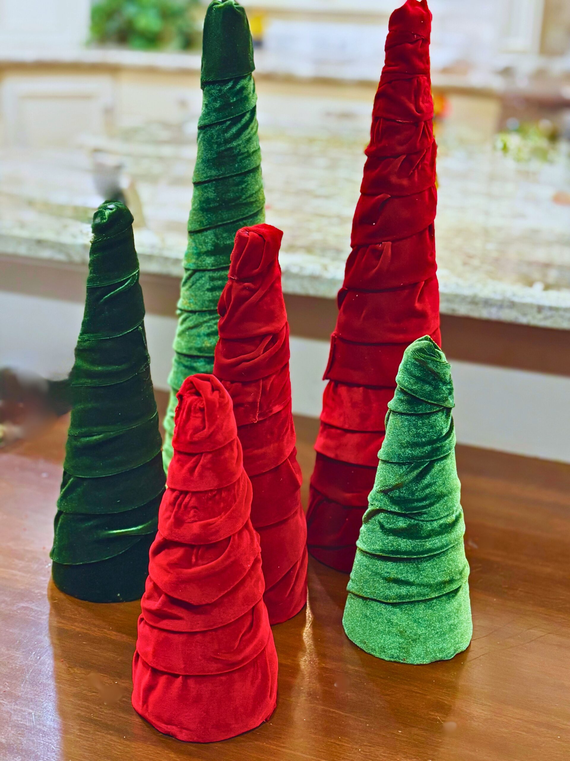 DIY Velvet Christmas Trees: Easy & Elegant Holiday Craft | Fun with Fun ...